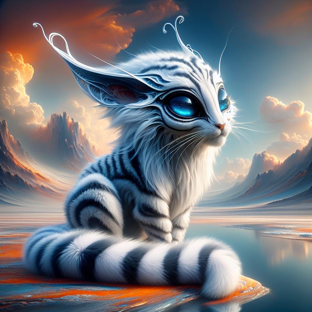 Alien Tiger - AI Generated Artwork - NightCafe Creator