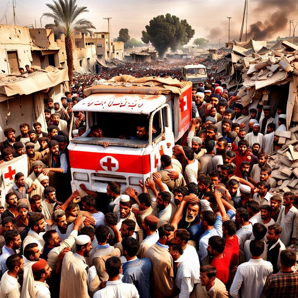 Cease fire now! - AI Generated Artwork - NightCafe Creator