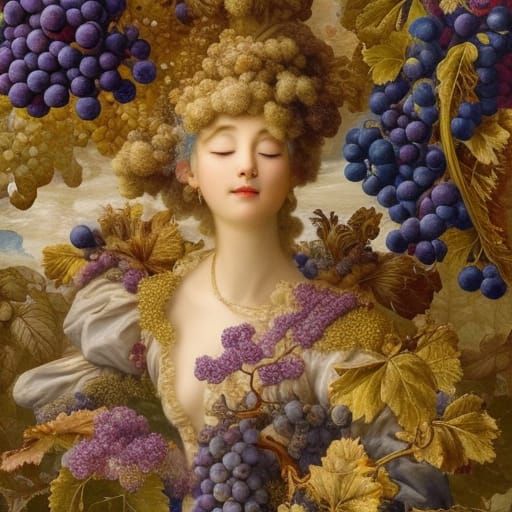 Miss Grapes - AI Generated Artwork - NightCafe Creator