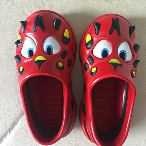 Lightning McQueen Crocs - AI Generated Artwork - NightCafe Creator