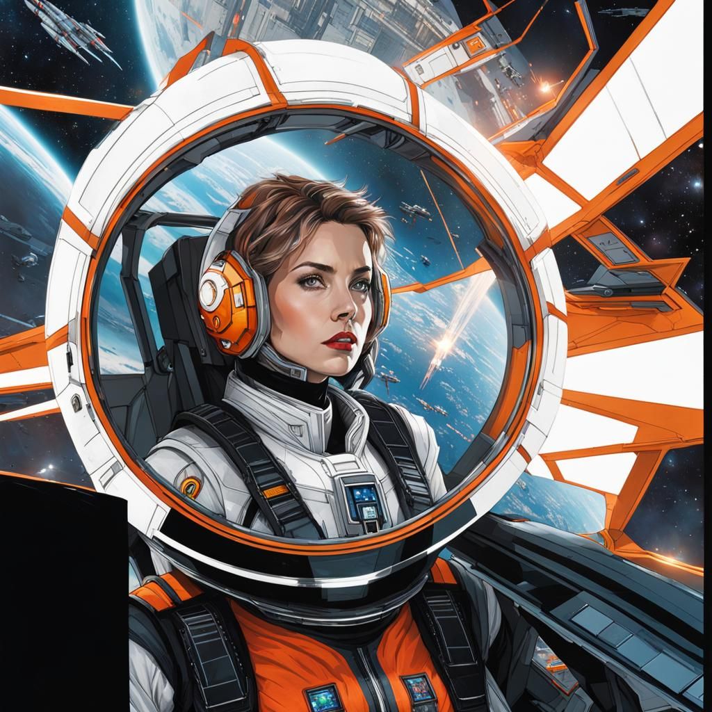 Starfighter Pilot - AI Generated Artwork - NightCafe Creator