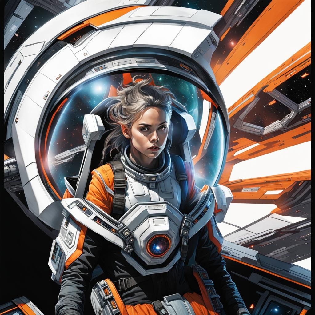 Starfighter Pilot - AI Generated Artwork - NightCafe Creator