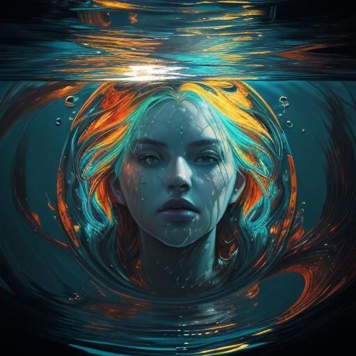 Reflections in Water - AI Generated Artwork - NightCafe Creator