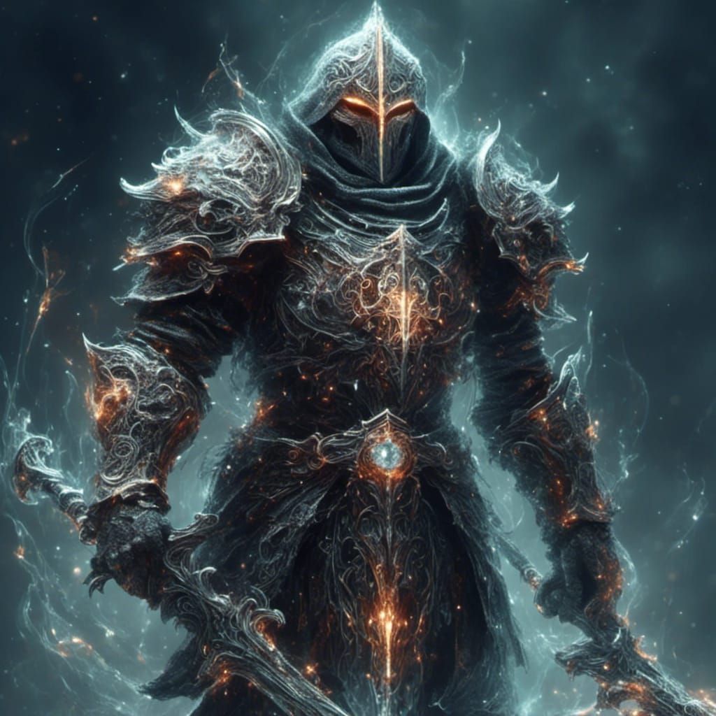 Ghostly knight - AI Generated Artwork - NightCafe Creator