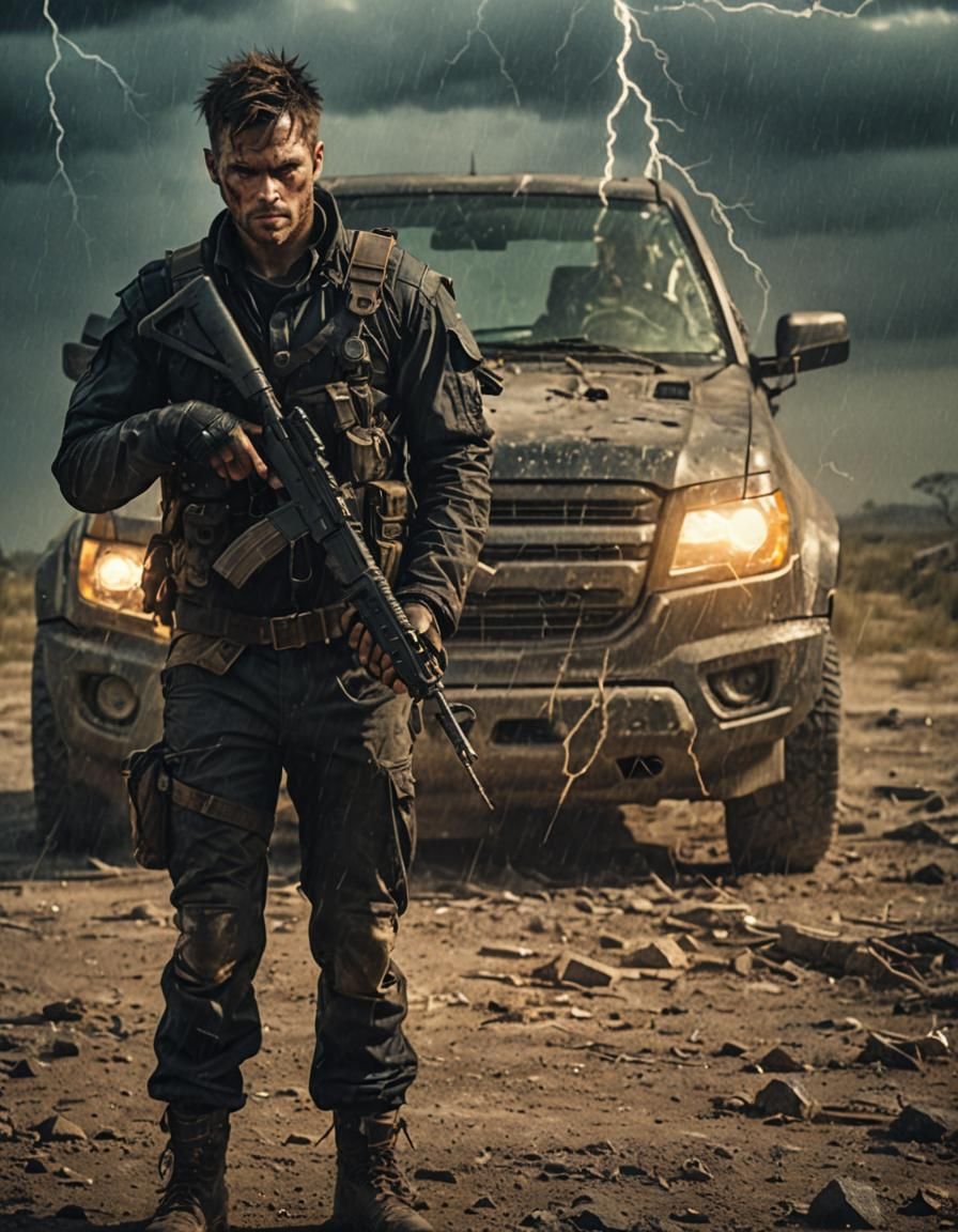 Modern day Post apocalyptic soldier - AI Generated Artwork - NightCafe ...