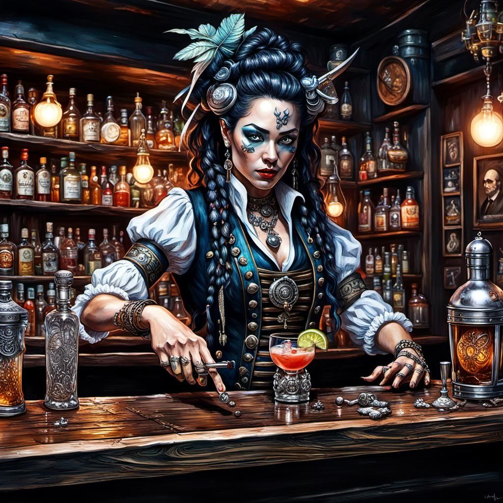 Bartender - AI Generated Artwork - NightCafe Creator