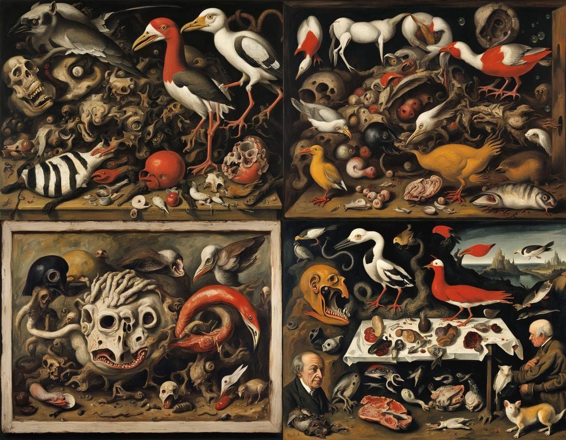 Surrealistic Monstrosity Born from Vivisection Hor... - AI Art