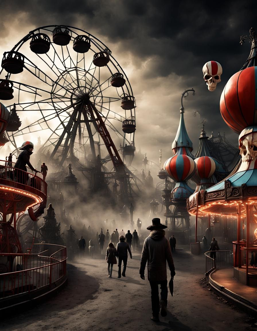 amusement park theme park hd wallpapers horror hd wallpapers, in the ...