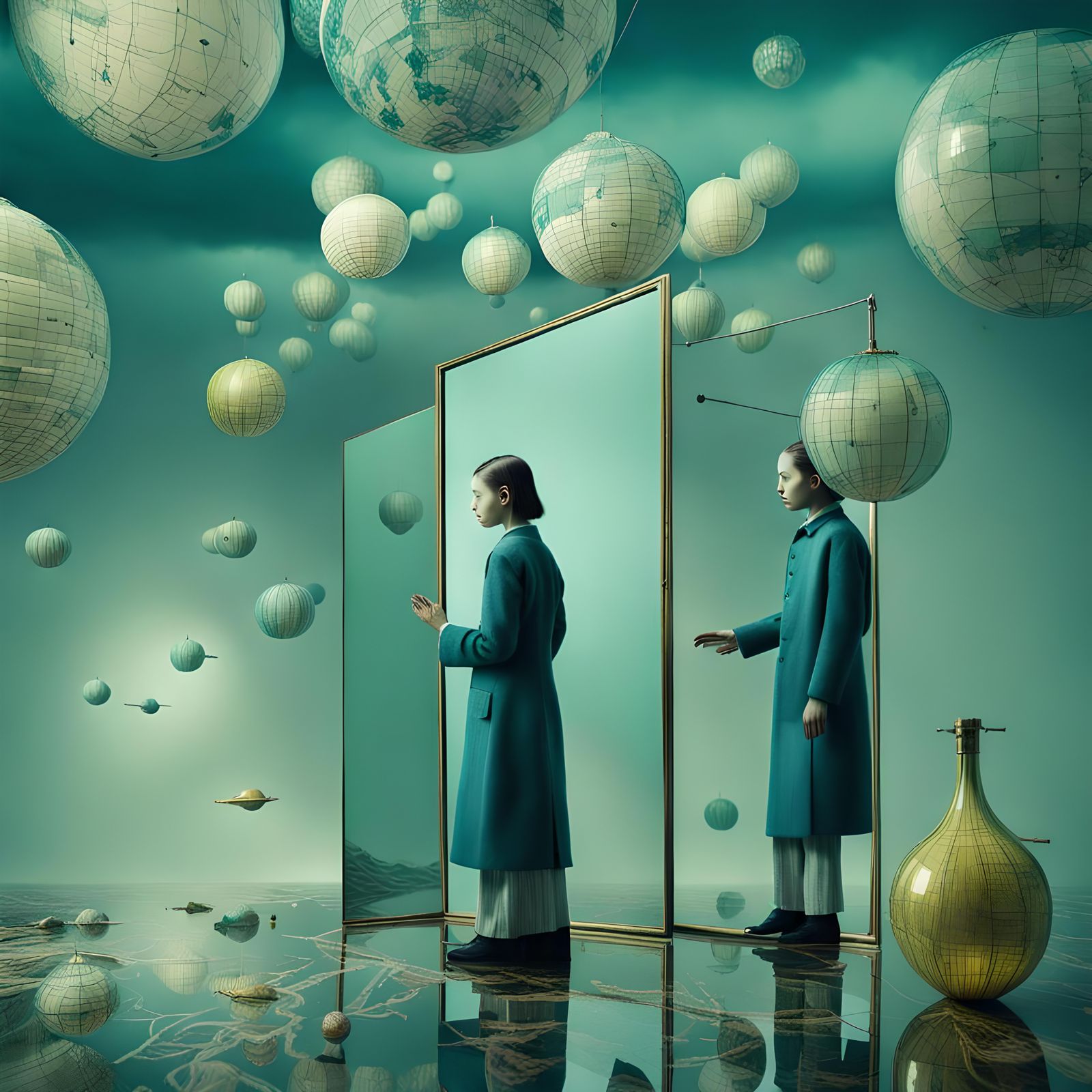 between worlds - AI Generated Artwork - NightCafe Creator