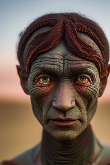 Akuma portrait head and shoulders cel shaded Amanda Sage Killian Eng ...