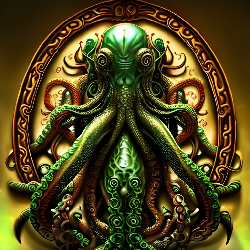 Cthulhu portrait - AI Generated Artwork - NightCafe Creator
