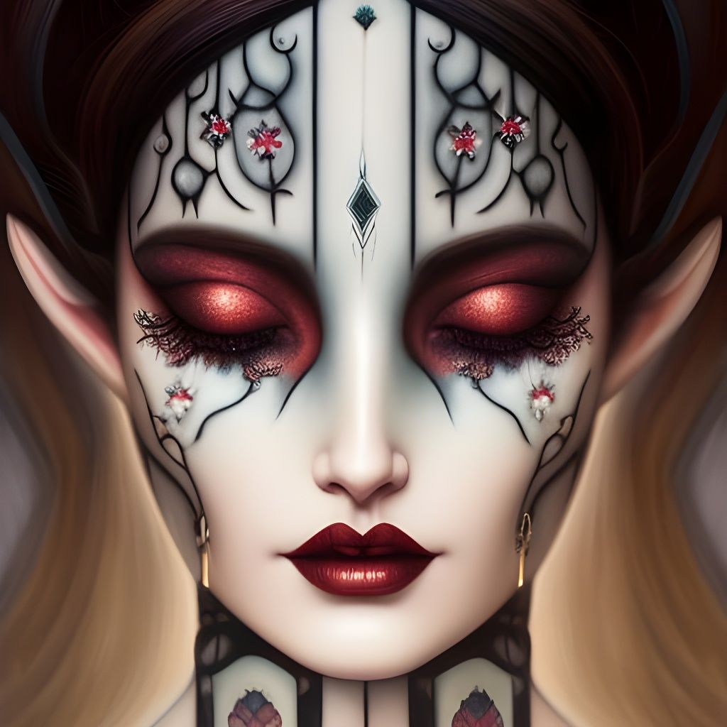 Treanne, dark elf - AI Generated Artwork - NightCafe Creator