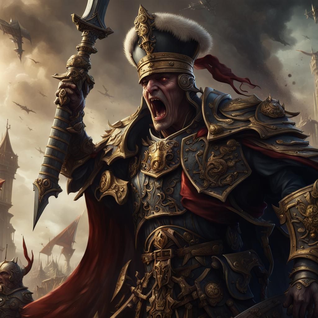 Empire Captain warhammer fantasy - AI Generated Artwork - NightCafe Creator