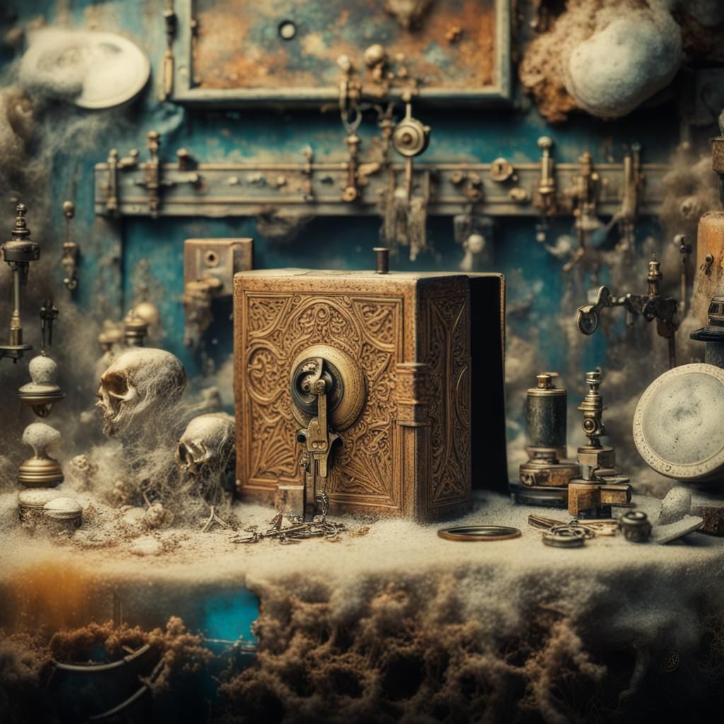 left out and opened magic box - AI Generated Artwork - NightCafe Creator