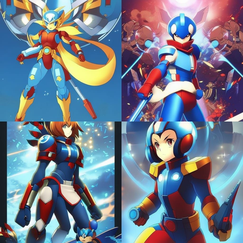 megaman - AI Generated Artwork - NightCafe Creator