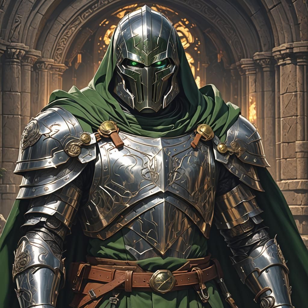 Dr doom but hes a medieval knight - AI Generated Artwork - NightCafe ...