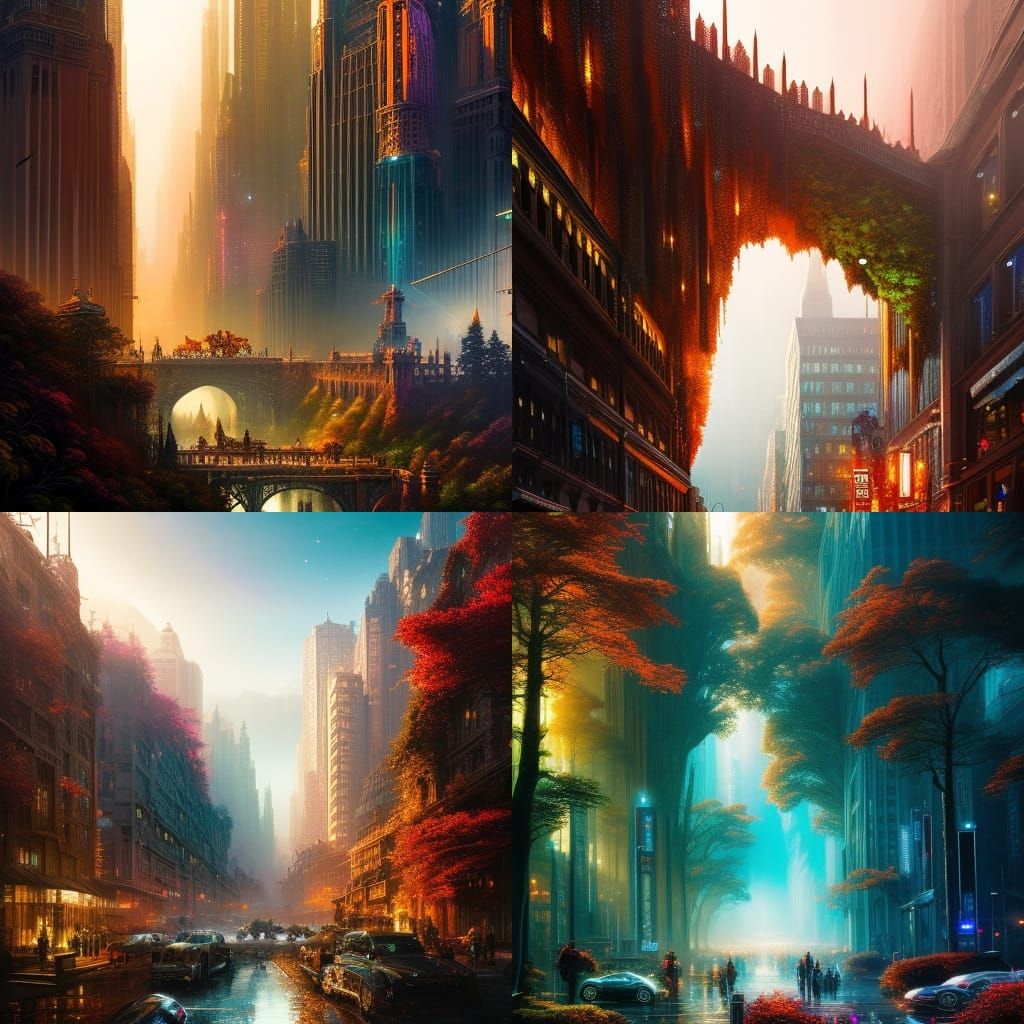 portrait of New York City - AI Generated Artwork - NightCafe Creator