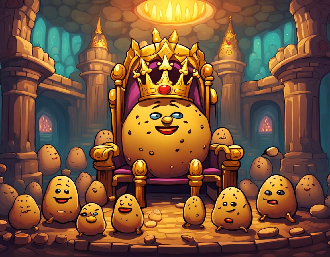 King of Potatoes - AI Generated Artwork - NightCafe Creator
