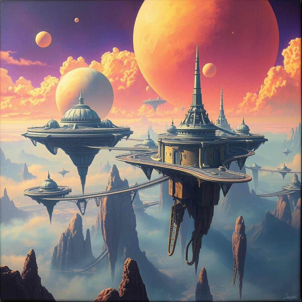 Alien islands in the sky - Alien islands in the sky