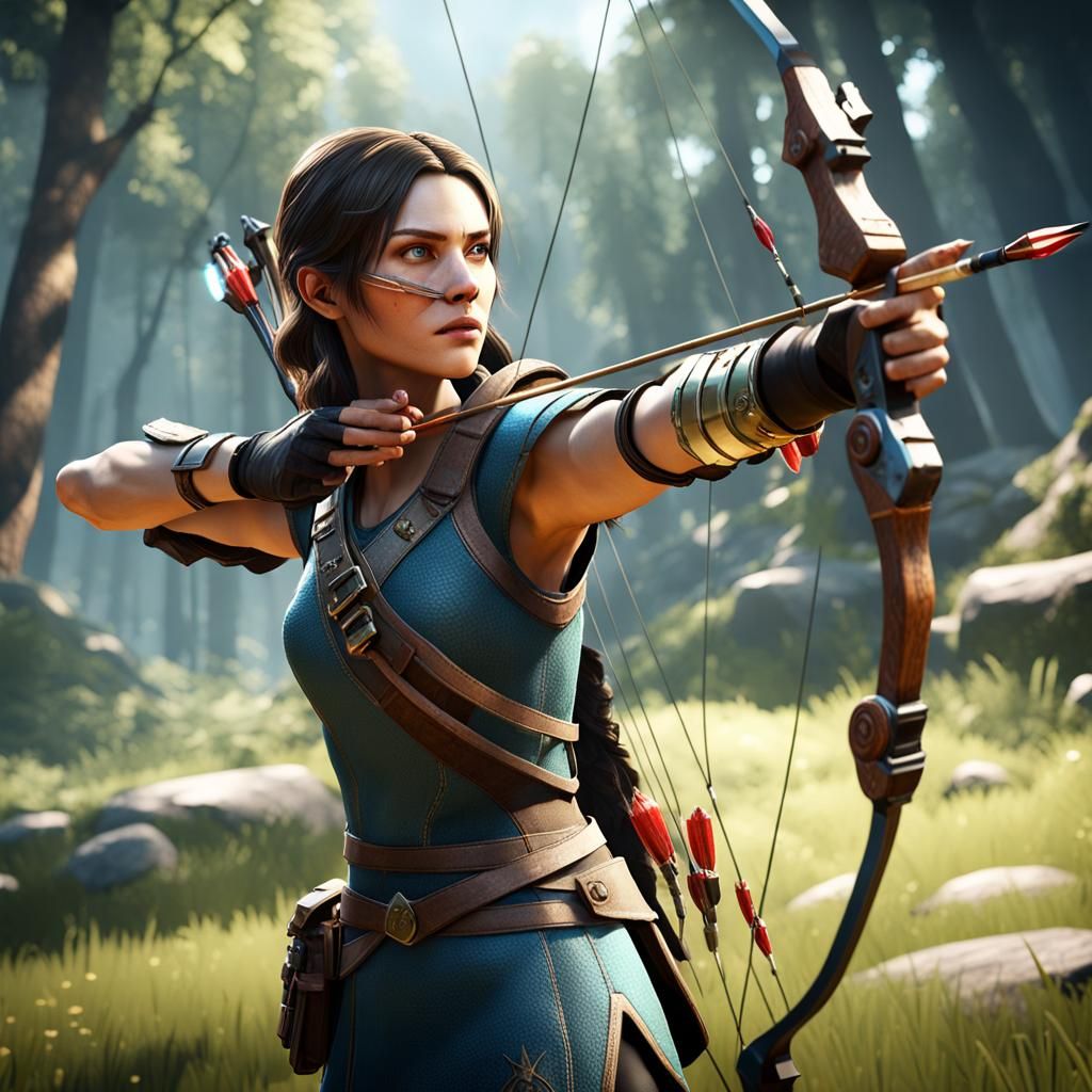 Archery - AI Generated Artwork - NightCafe Creator