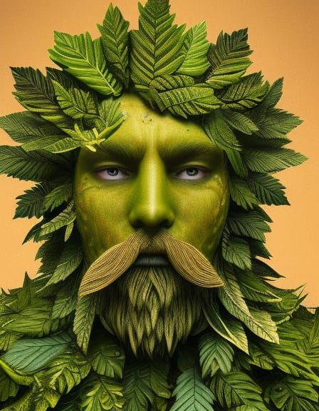 The Mythical Green Man, - AI Generated Artwork - NightCafe Creator