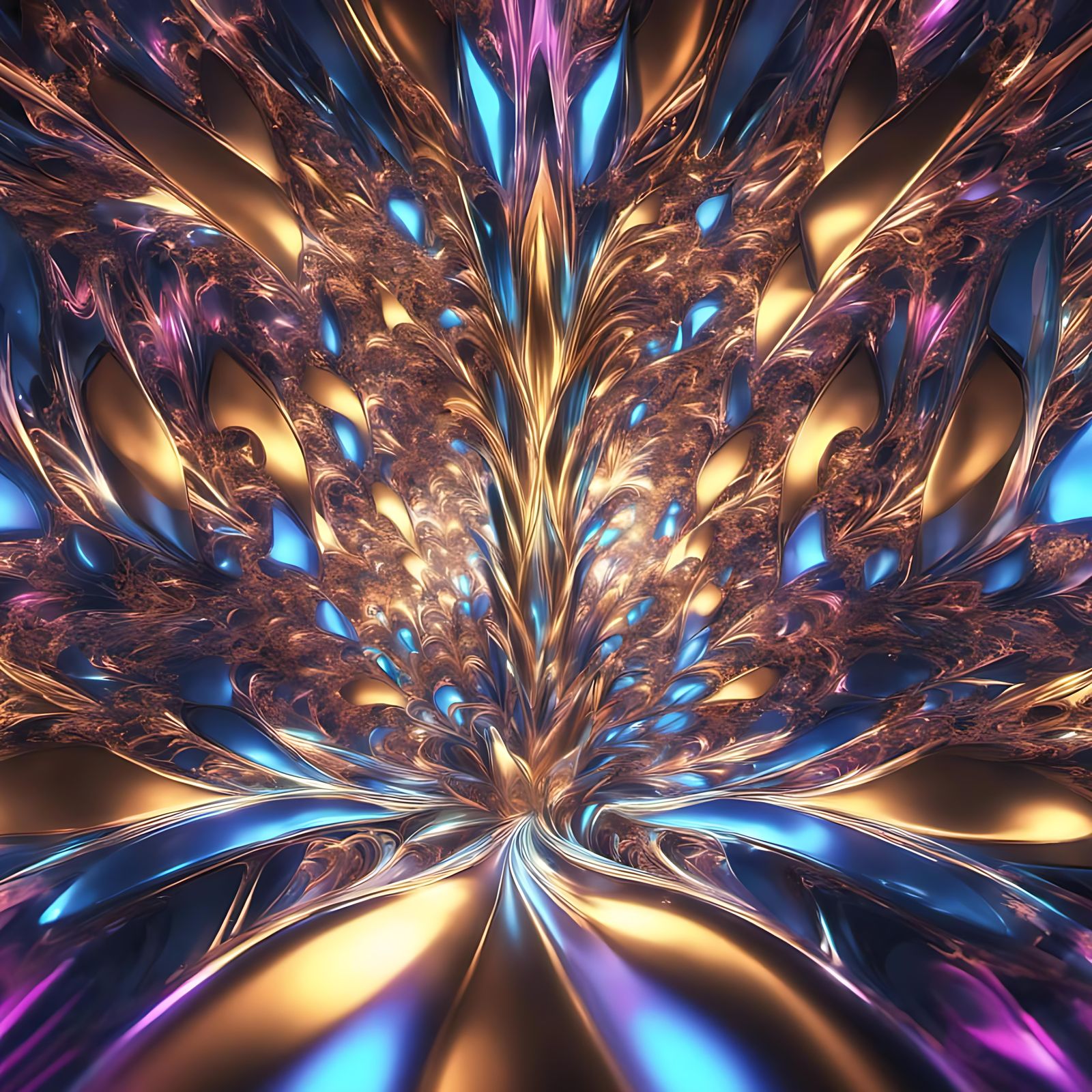 Fractal - AI Generated Artwork - NightCafe Creator