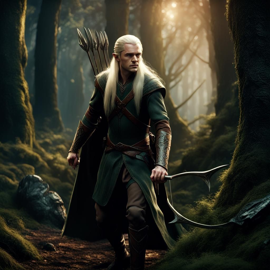 Grampa Legolas - AI Generated Artwork - NightCafe Creator