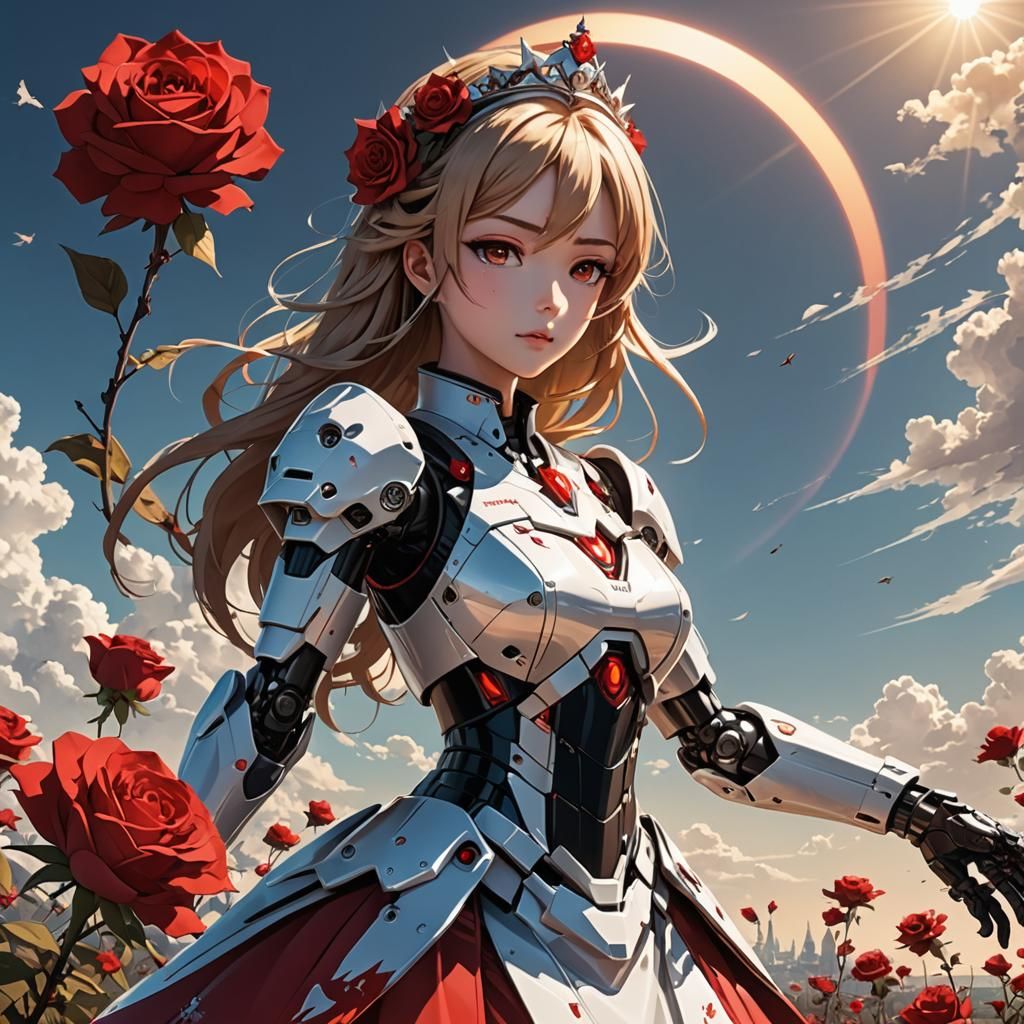 robotic princess - AI Generated Artwork - NightCafe Creator