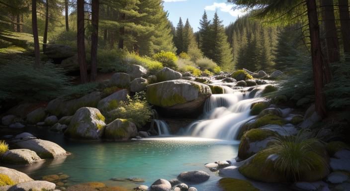 A stunning scene of an incredible impossible architecturally designed ...