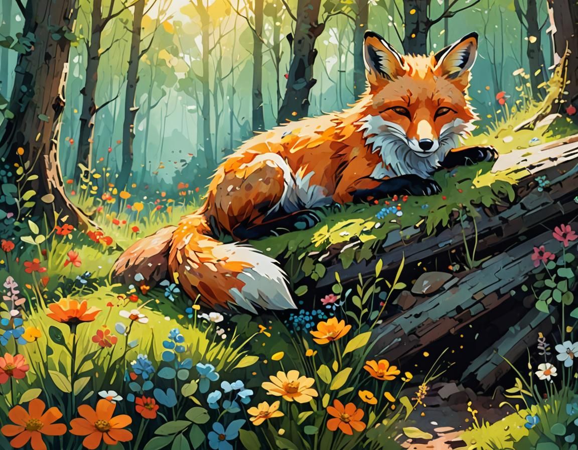 fox - AI Generated Artwork - NightCafe Creator