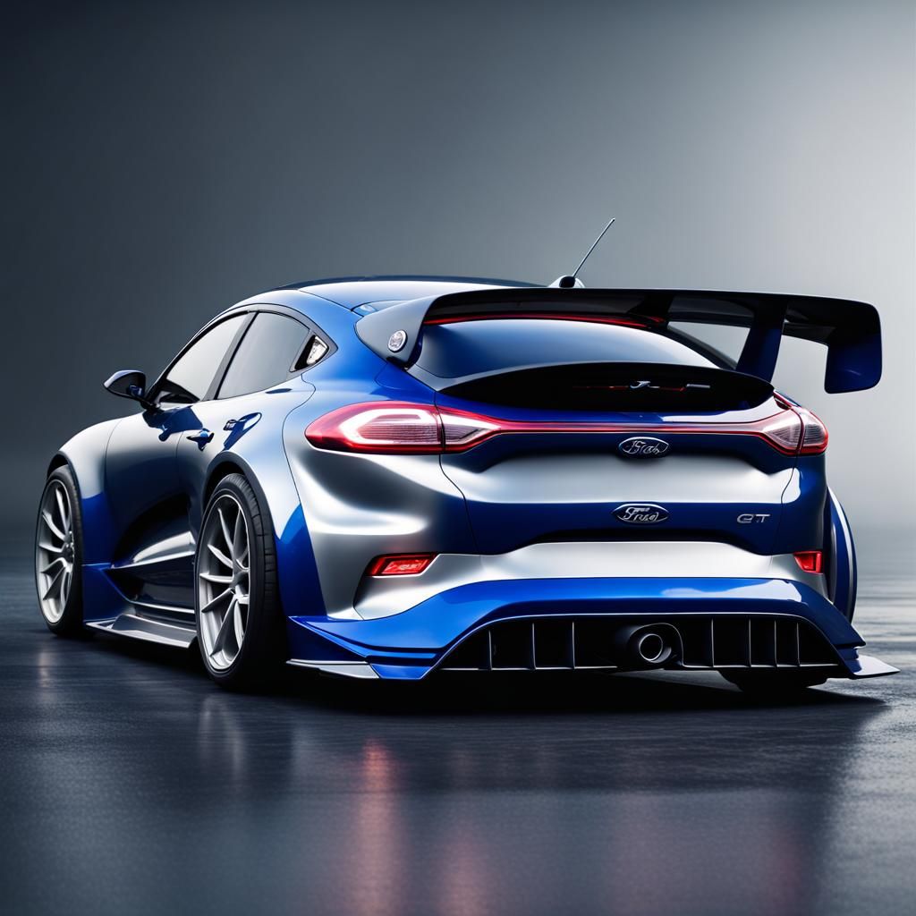 Ford Puma GT1, widebody, side skirts, rear spoiler, high quality 8K ...