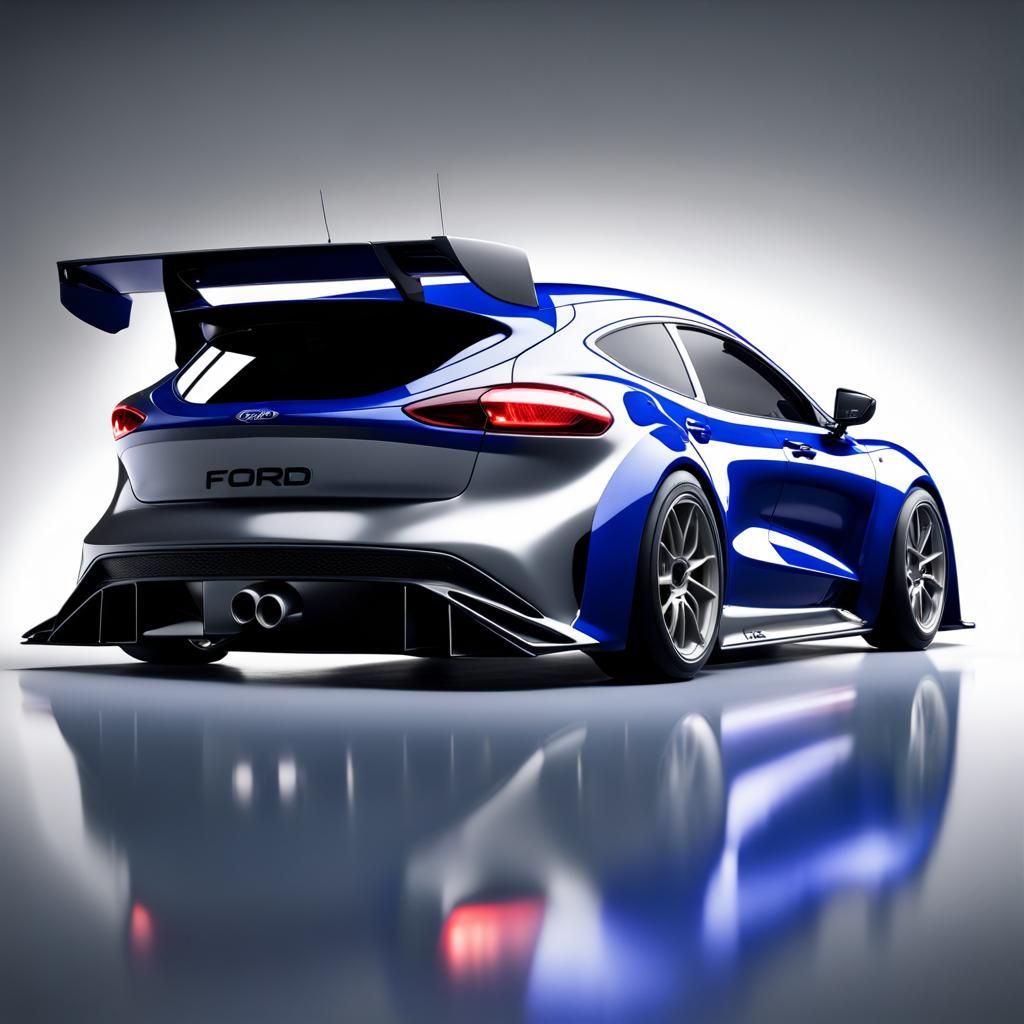 Ford Puma GT1, widebody, side skirts, rear spoiler, high quality 8K ...