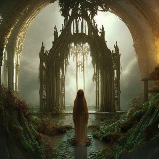 The Temple - AI Generated Artwork - NightCafe Creator