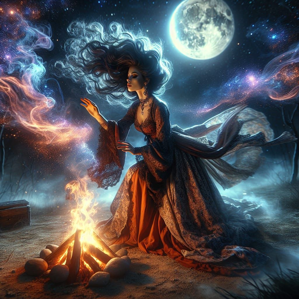 Calling The Elements - AI Generated Artwork - NightCafe Creator