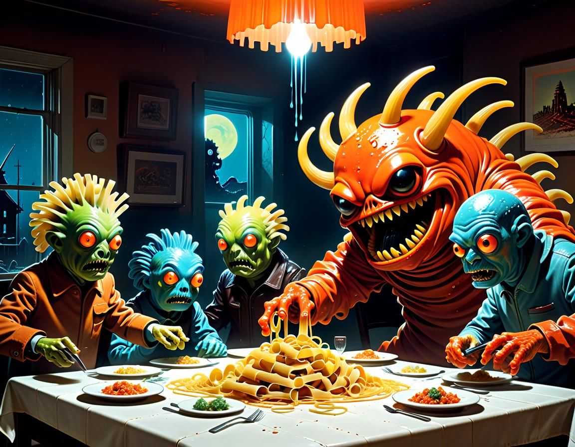 Boris, stop playing with the food... - AI Generated Artwork - NightCafe ...