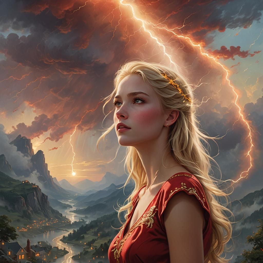 Sophie when she inflicts - AI Generated Artwork - NightCafe Creator