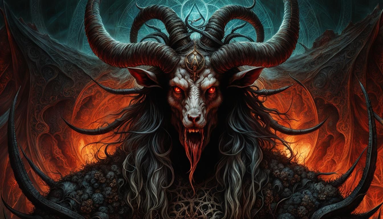 Cursed Baphomet - AI Generated Artwork - NightCafe Creator