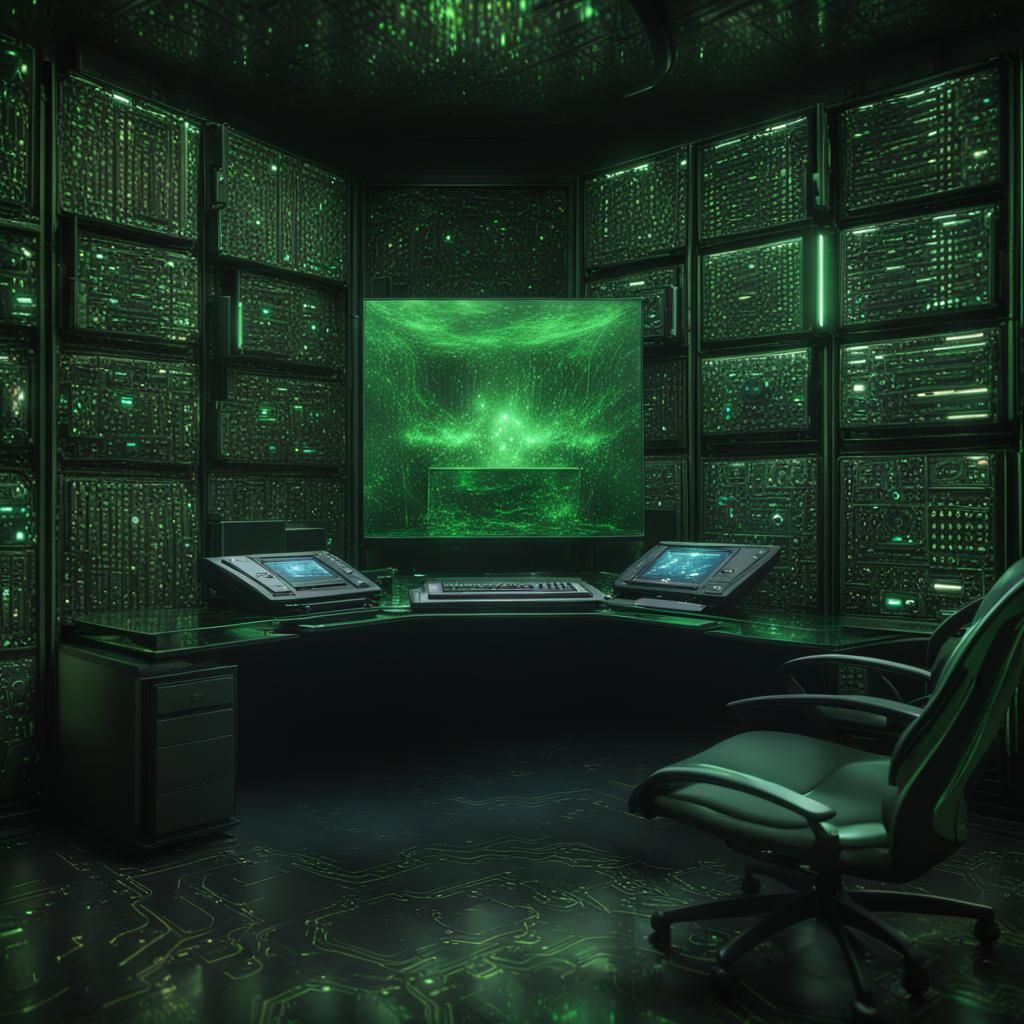 Hacking Room - AI Generated Artwork - NightCafe Creator