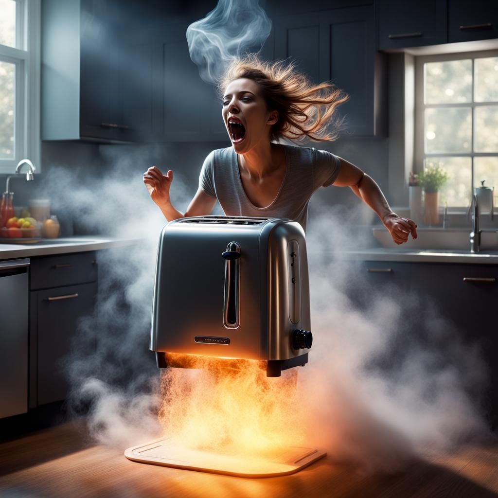 Daemon Toaster - AI Generated Artwork - NightCafe Creator