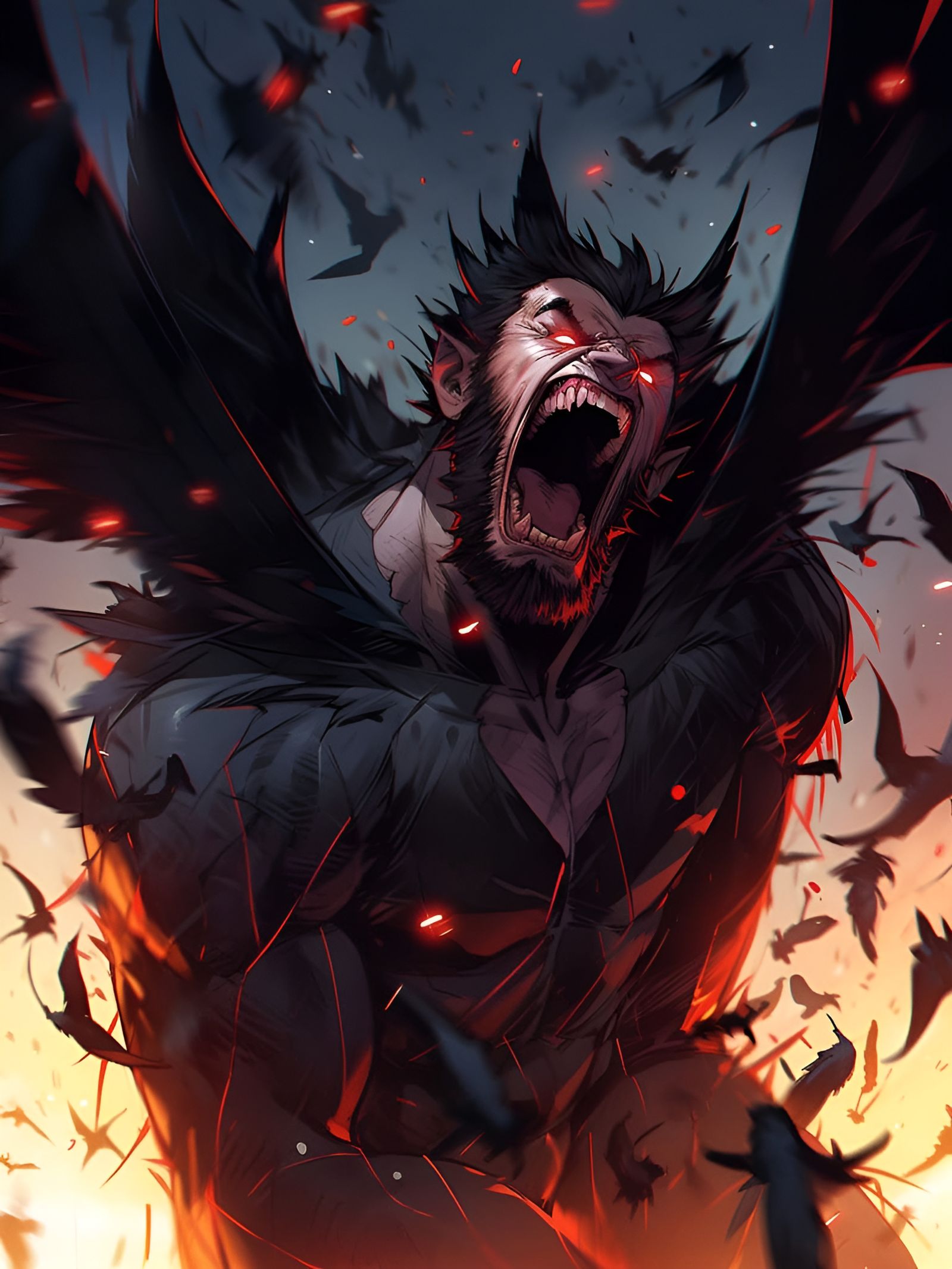 The Raven Wolverine - AI Generated Artwork - NightCafe Creator