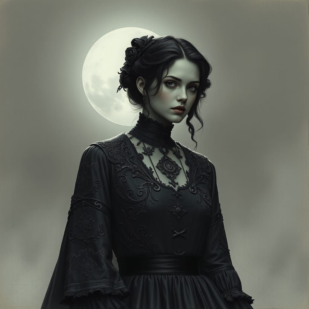 Daughter of Twilight Grace (#27) - Ethereal Victorian Muse i...