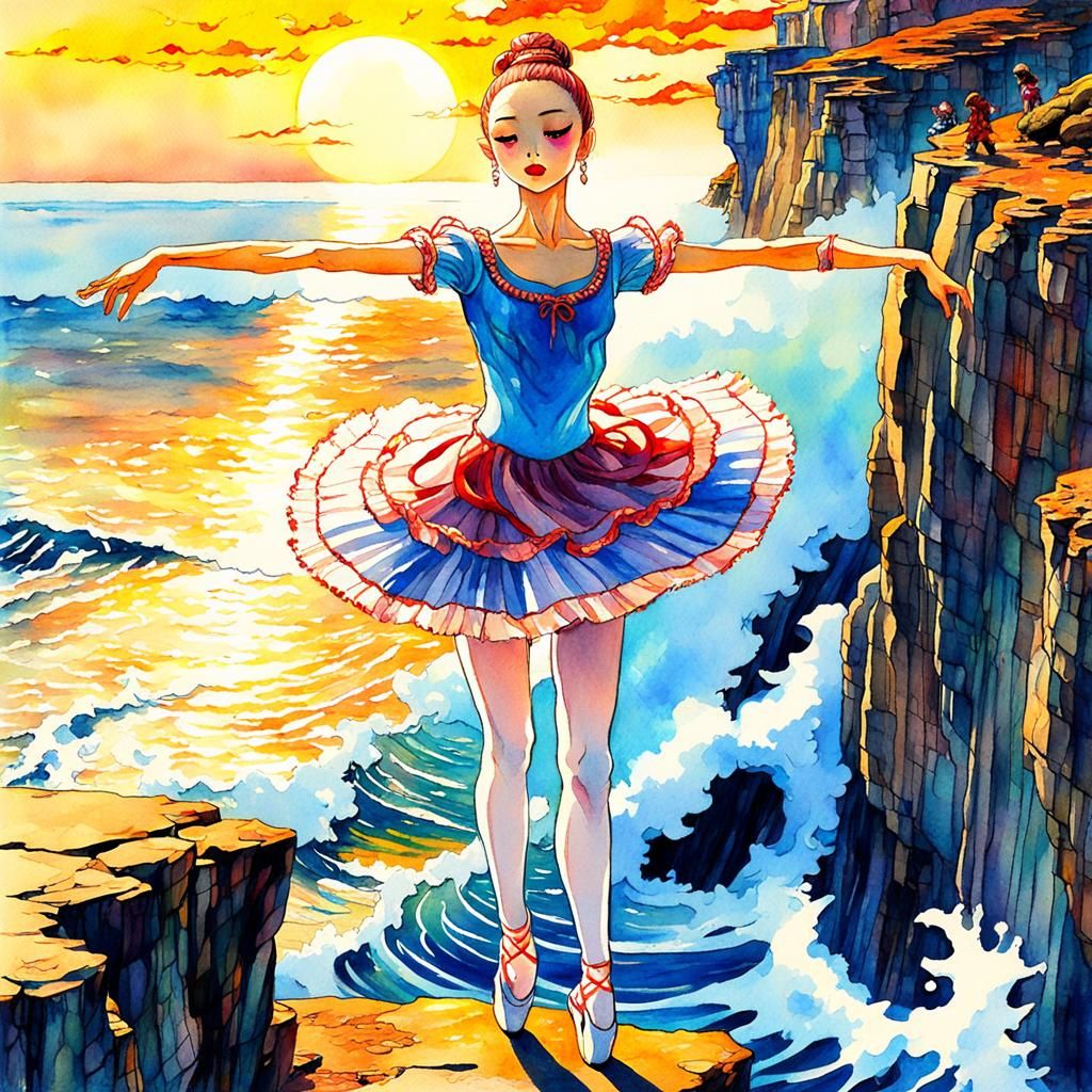 Ballerina - AI Generated Artwork - NightCafe Creator