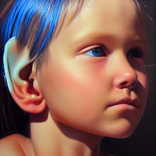 Elf Ears in Hyperrealism Detail - AI Generated Artwork - NightCafe Creator