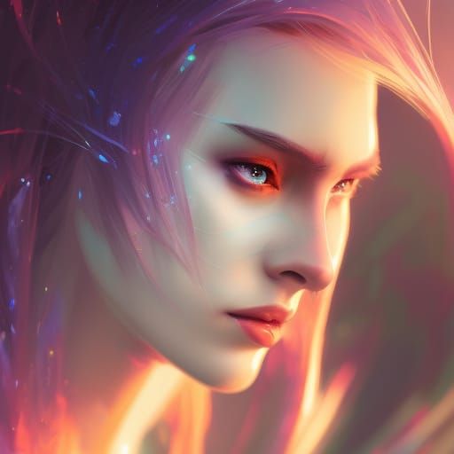 Cosmic Lady - AI Generated Artwork - NightCafe Creator