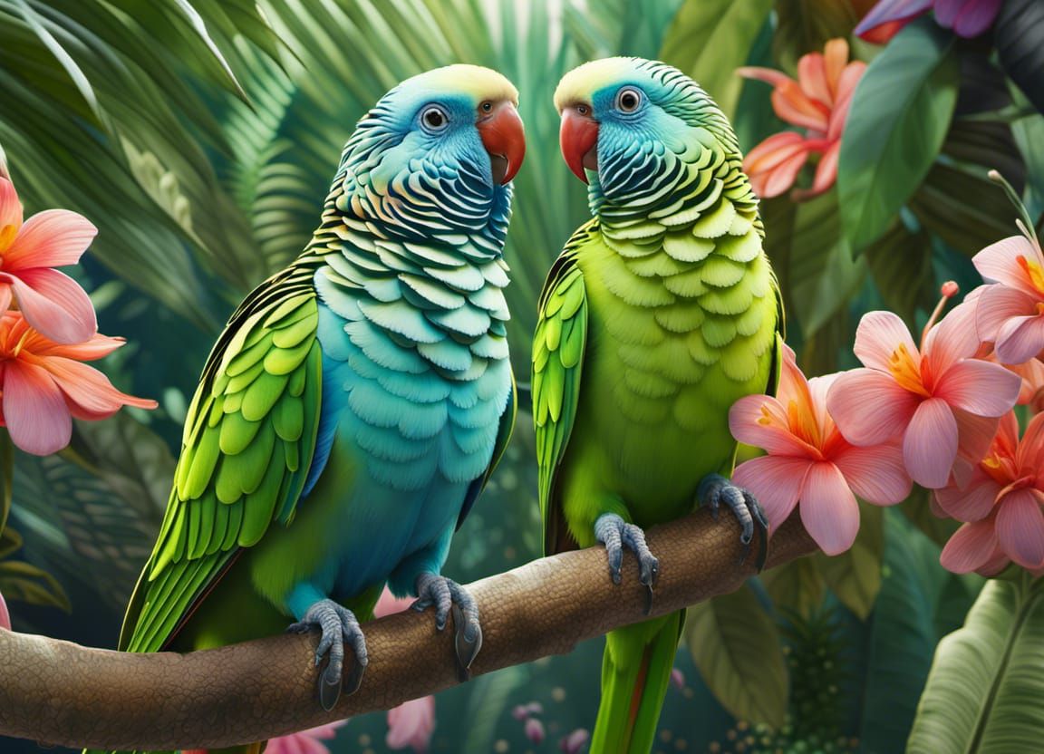 Parakeet: - AI Generated Artwork - NightCafe Creator