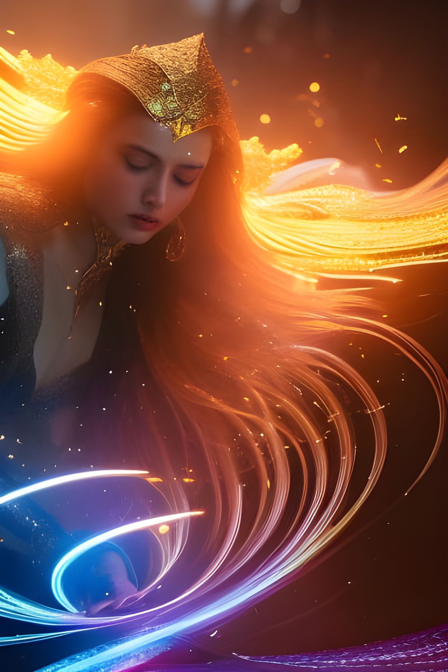 Beautiful Goddess - AI Generated Artwork - NightCafe Creator