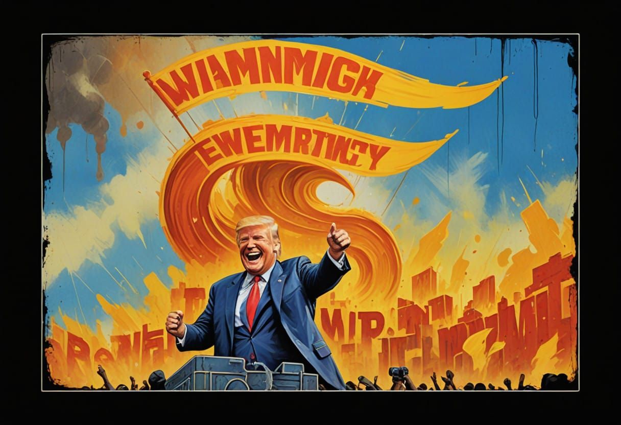 President Trump Big Smile: 47 in BOLD LETTERS, WINNING BIGLY,