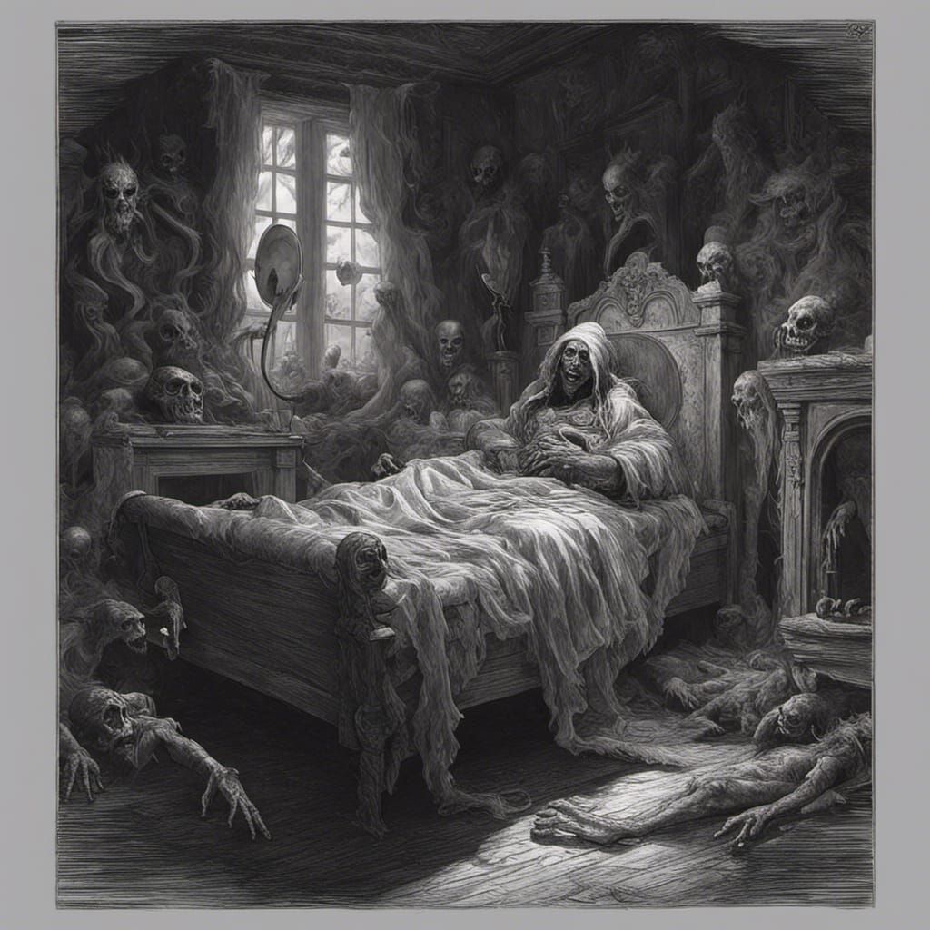 Sleep Paralysis Demon - AI Generated Artwork - NightCafe Creator