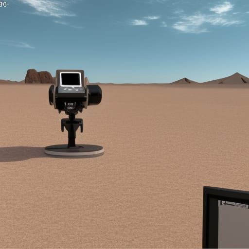 Checking The Mars Bots Prime Nexus Signals - AI Generated Artwork - NightCafe Creator