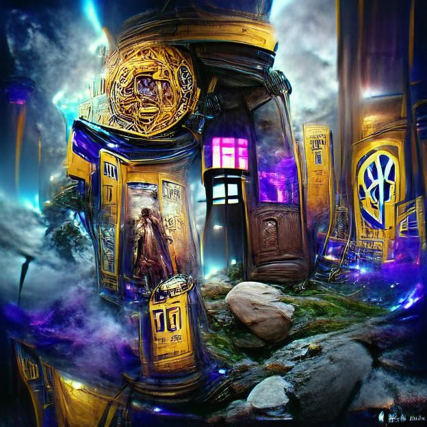 Doctor who, tardis, traveling through time and space a masterpiece, 8k ...